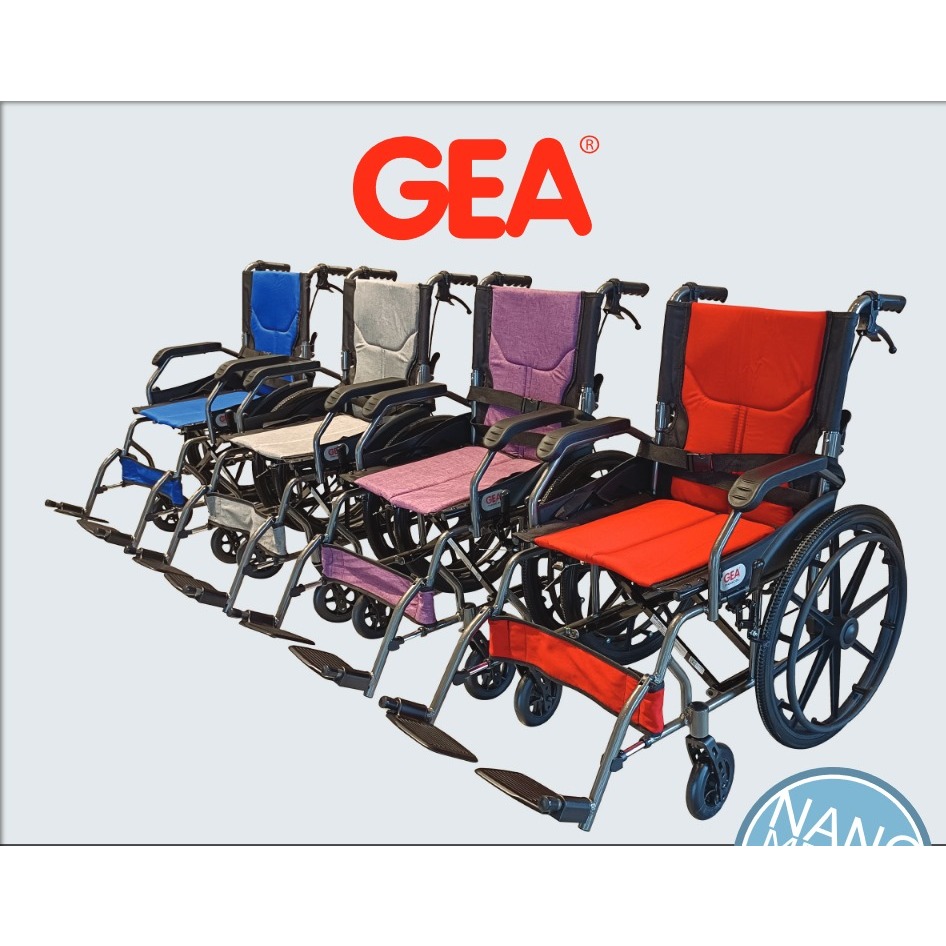 Jual Kursi Roda GEA FS 863M Nanometer Aluminium Wheelchair / Kursi Roda ...