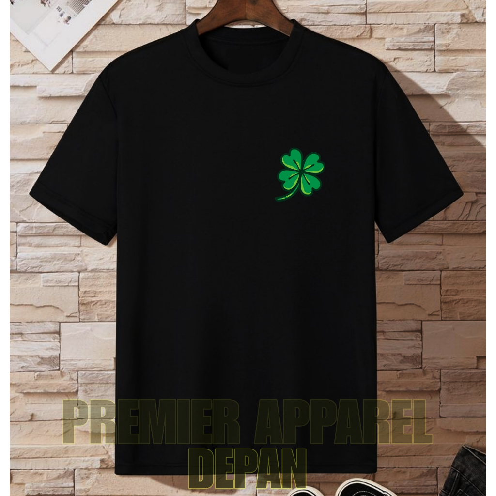 Jual Kaos Baju Daun Keberuntungan Kaos Distro | Shopee Indonesia