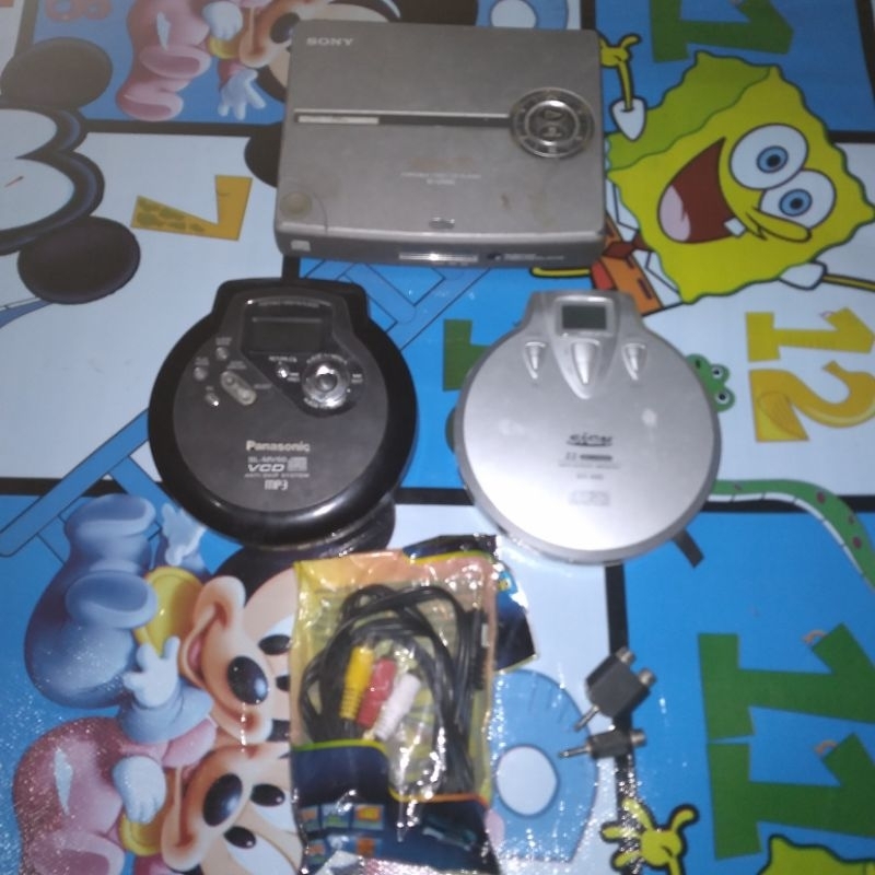 Jual cd vcd mp3 walkman player jadul sony panasonic sign langka koleksi ...