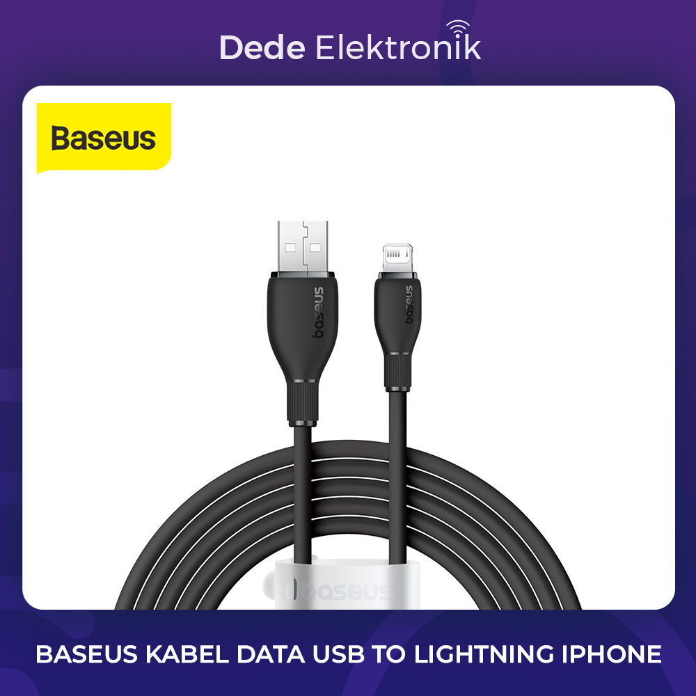 Jual Baseus Kabel Data Pudding Series Fast Charging Cable USB to iPhone ...