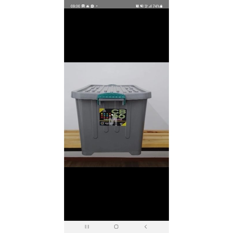 Jual box container roda cb90 abu khusus kurir instant | Shopee Indonesia
