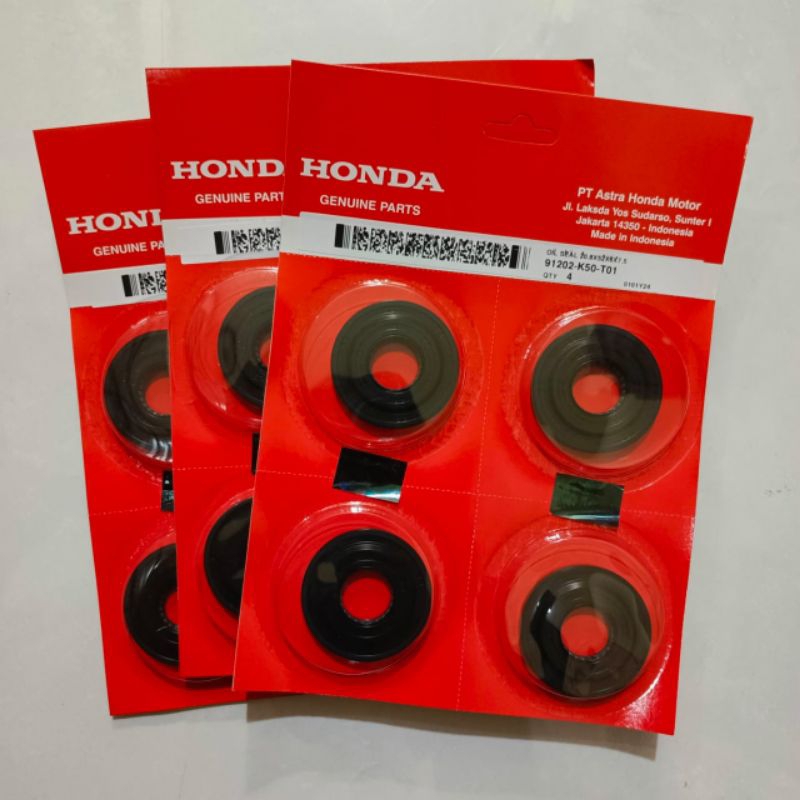 Jual 91202-K50-T01 Oil Seal Sil Kruk As Kiri 20.8X52X6X7.5 Beat Pop Eco ...