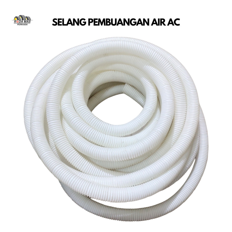 Jual 10 Meter Selang Ac Putih Figo 1/2" Inch Selang Fleksibel ...
