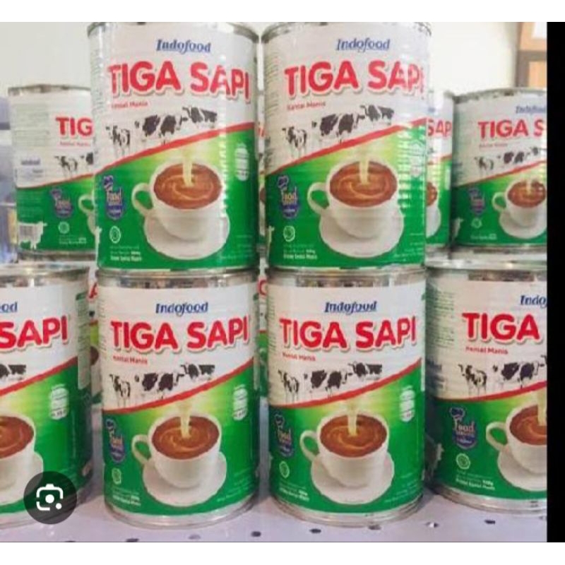 Jual Susu kaleng cap tiga sapi kental manis | Shopee Indonesia