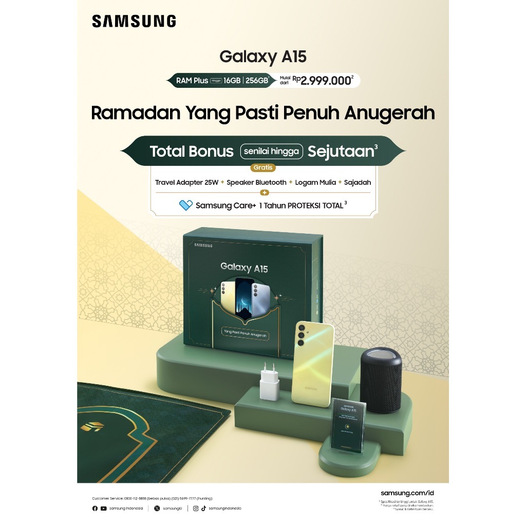Jual Samsung Galaxy A15 SP Ramadhan Ram 8/256GB - Garansi Resmi ...