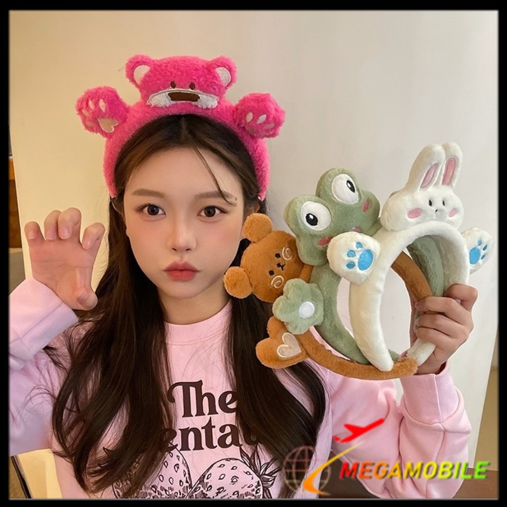 Jual MM - Bando Karakter Boneka Hewan Lucu Bando Cosplay Motif Bear ...