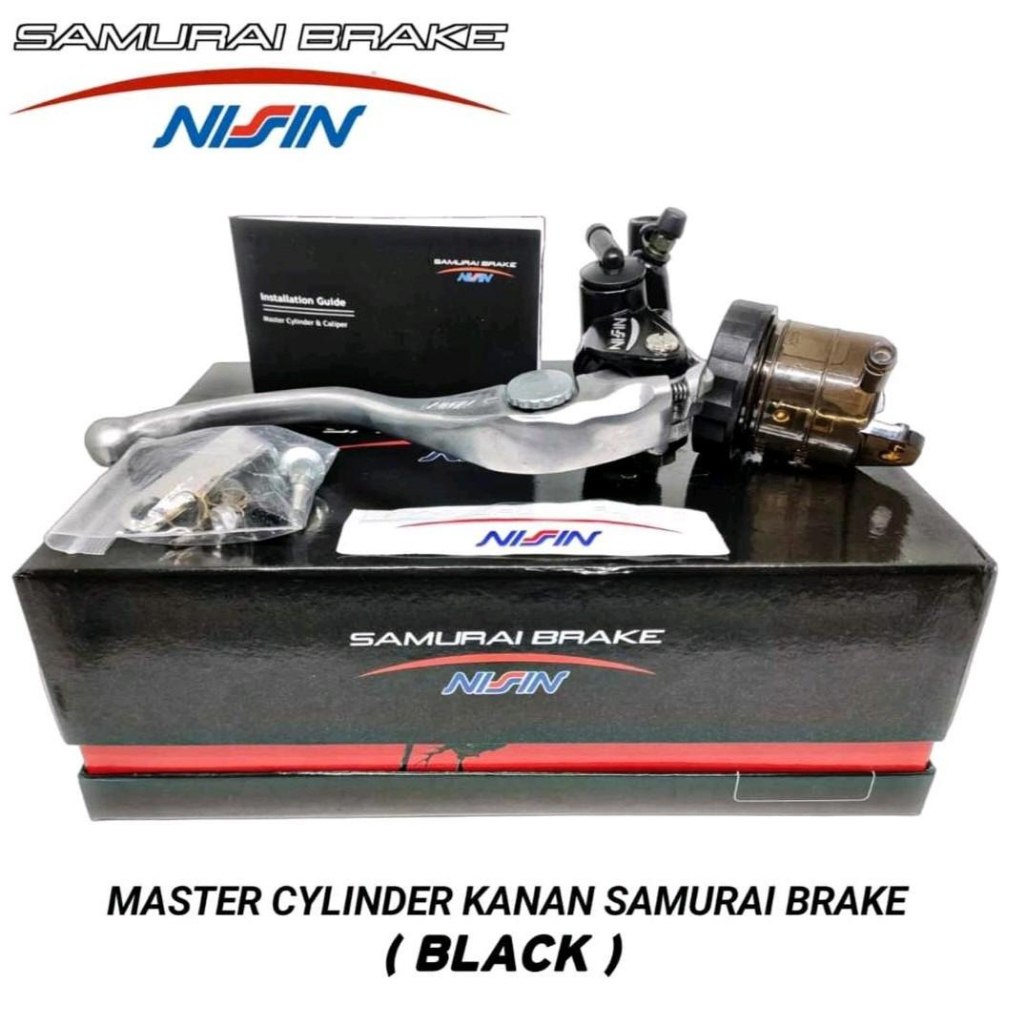 Jual Master rem Kanan [ NISSIN SAMURAI BRAKE ] Tabung SMOKE Universal | Shopee Indonesia