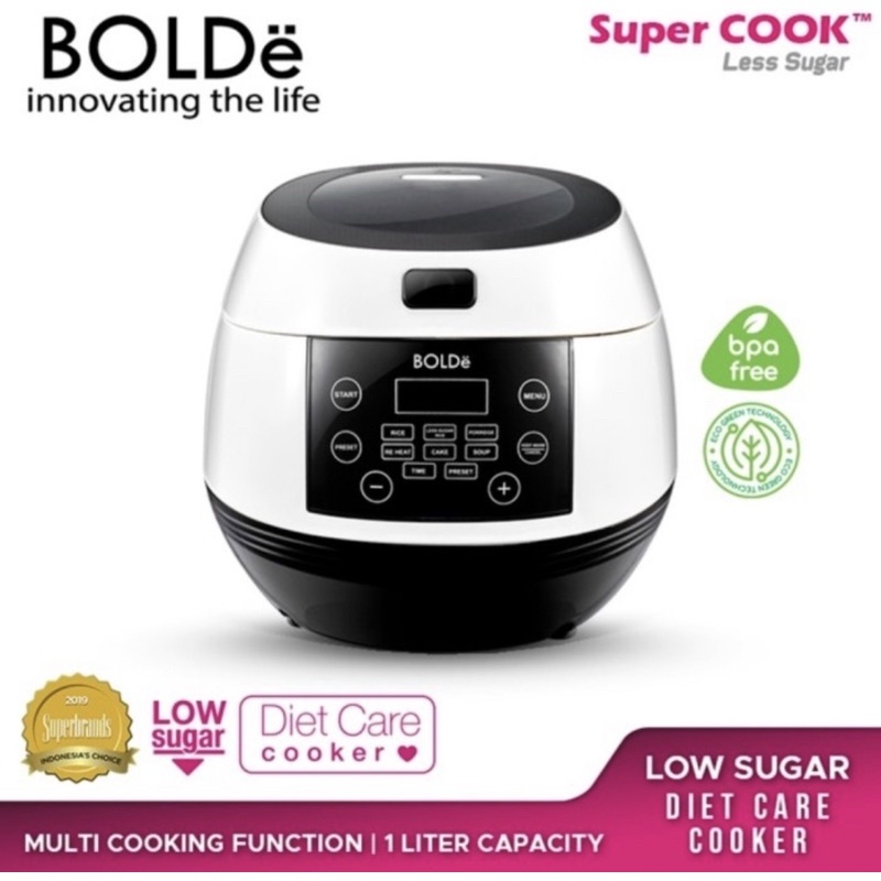 Jual BOLDe Super Cook Less Sugar 1 liter | Shopee Indonesia