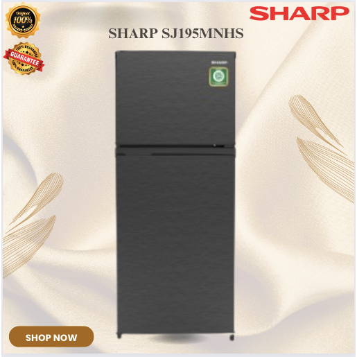 Jual KULKAS SHARP 2 PINTU KIREI SERIES SJ-195MN-HS /SJ-195MNHS/SJ-195 ...