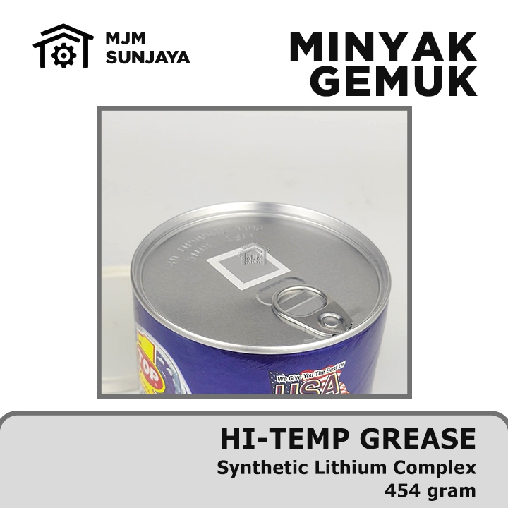 Jual Grease Minyak Gemuk Pelumas Stempet Hi High Temp TOP 1 One 454gram ...