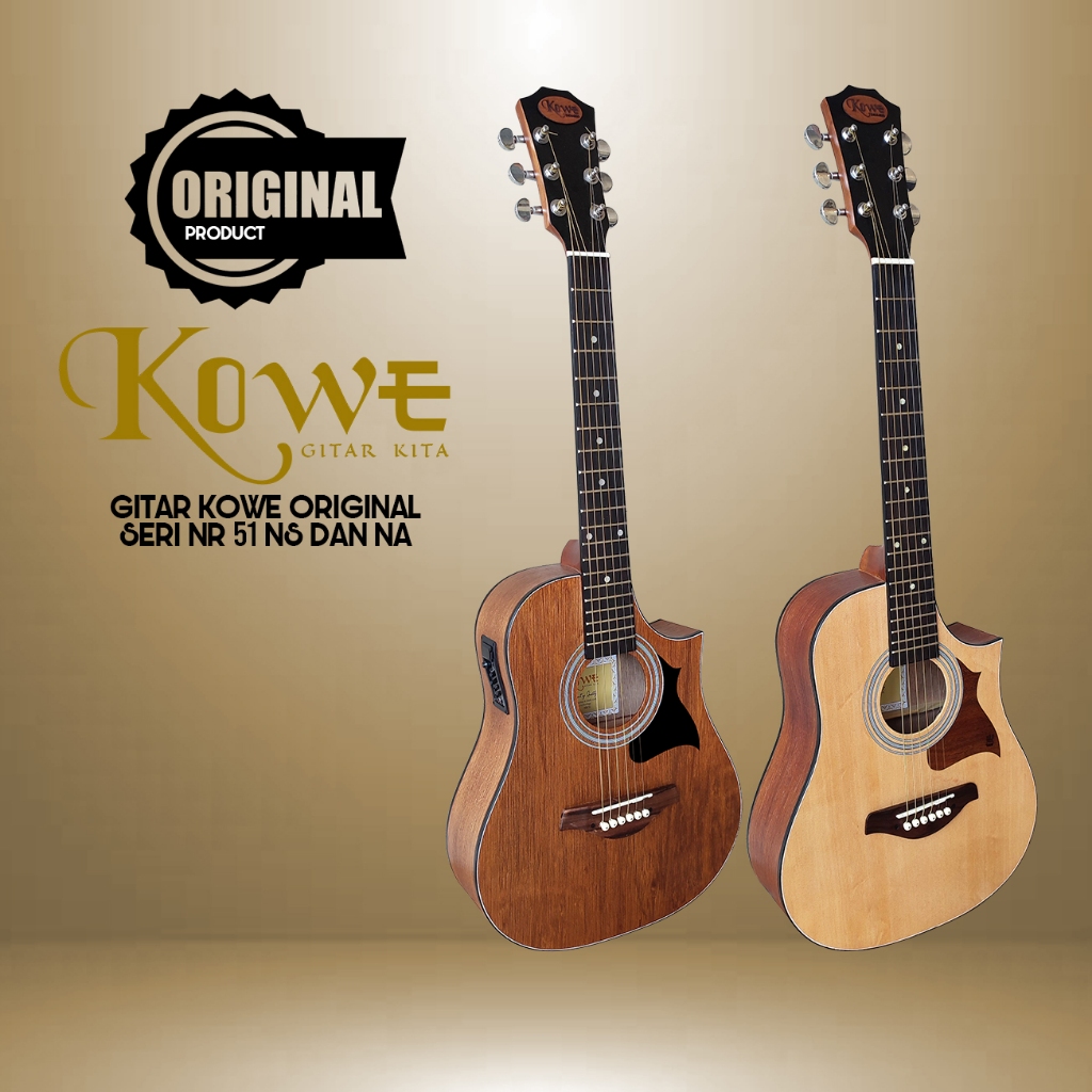 Jual Gitar Merk Kowe Akustik Original Ukuran 3/4 String | Shopee Indonesia