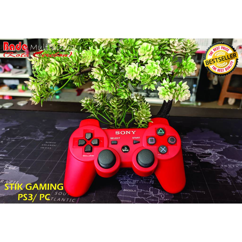 Jual Stick Stik GAME PS3 WIRELESS BLUETOOTH SQNY GETAR | Shopee Indonesia