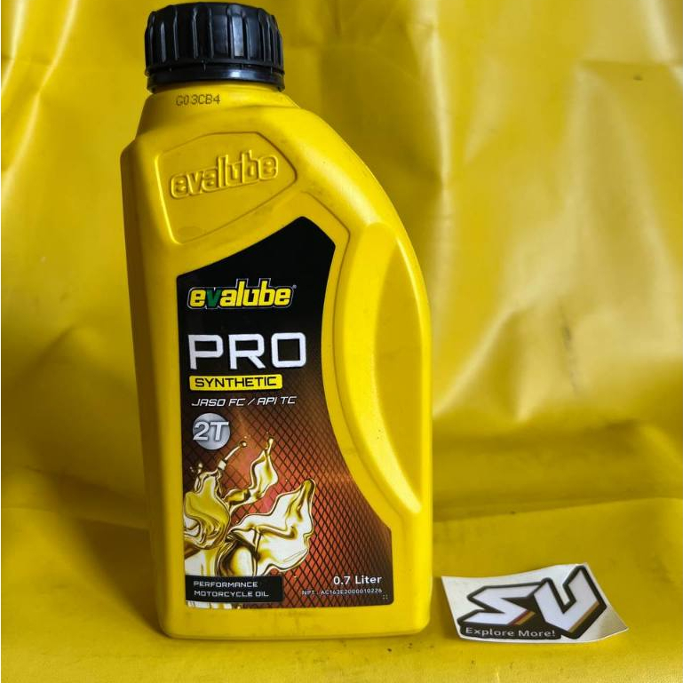 Jual Oli Samping Motor Evalube 2T PRO Synthetic (0,7L) | Shopee Indonesia