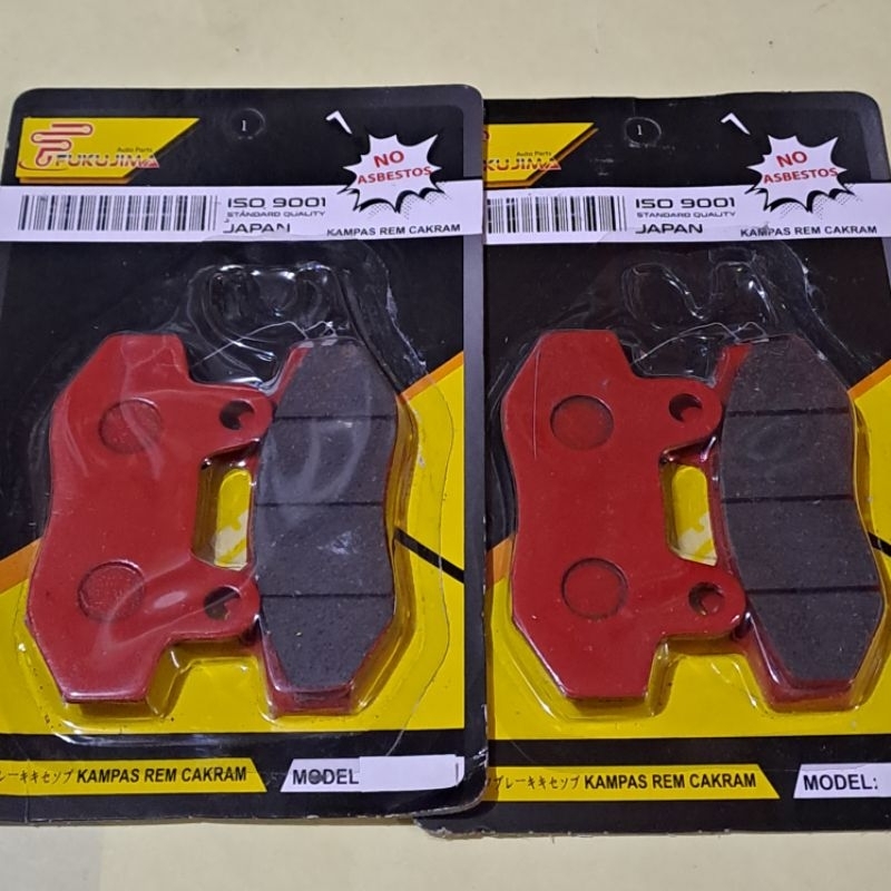 Jual PAKET KAMPAS REM DEPAN BELAKANG MOTOR LISTRIK POLYTRON FOX-R & S ...