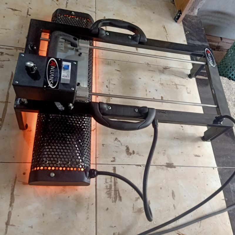 Jual flash curing sablon plastisol manual + pengaturan suhu 1200w/1800w ...