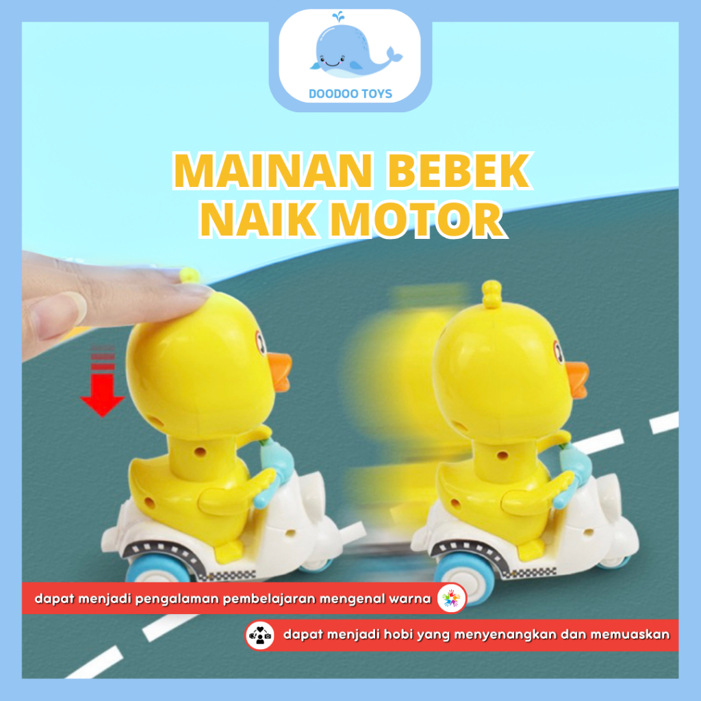 Jual Mainan Bebek Naik Motor - Mainan Anak Bayi Tekan Mainan Bentuk ...