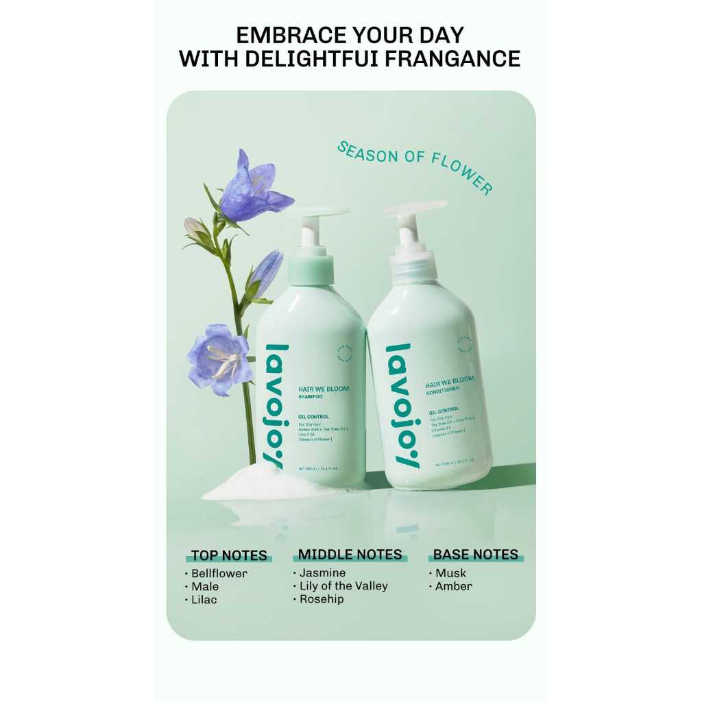Jual Lavojoy Hair Care Series Shampoo / Conditioner 300ml - Hair We Bloom Oil Control / Out Of ...