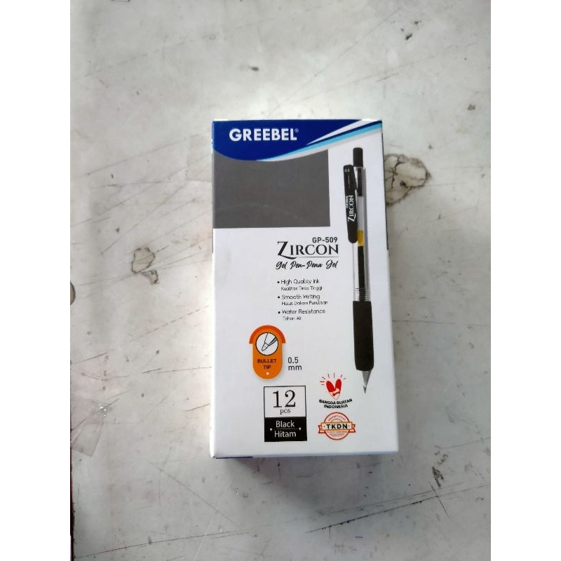 Jual pulpen gel zirqon GP 509 greebel (pack) | Shopee Indonesia