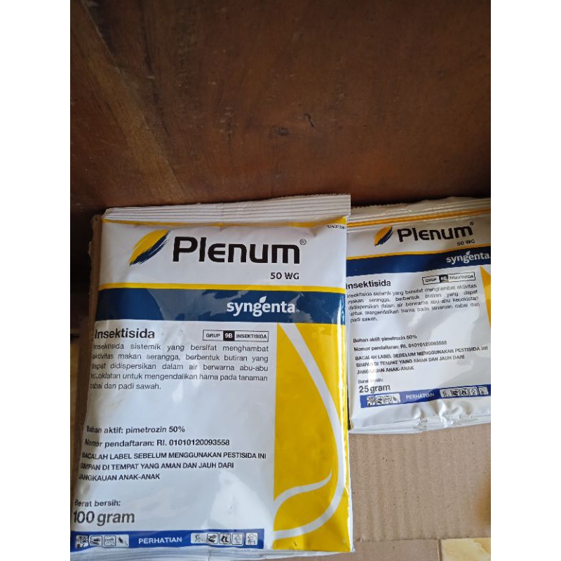 Jual insektisida PLENUM 50 WG, SYNGENTA. untuk kutu kebul dan wereng ...