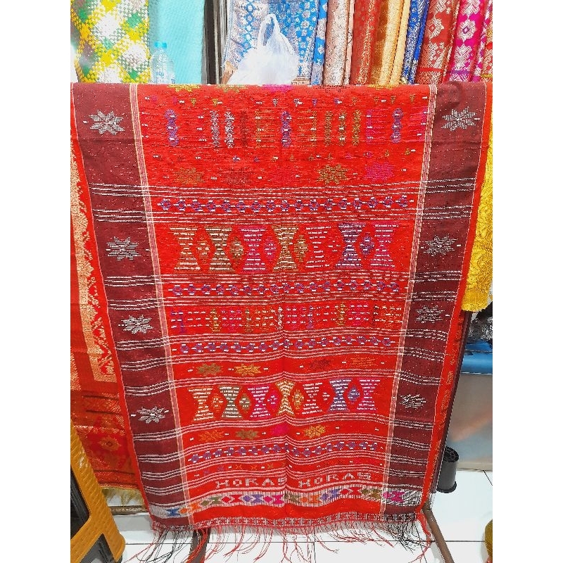 Jual Ulos Sadum Angkola/Ulos Tulang/Ulos /Ulos Tulang Parboru merah ...