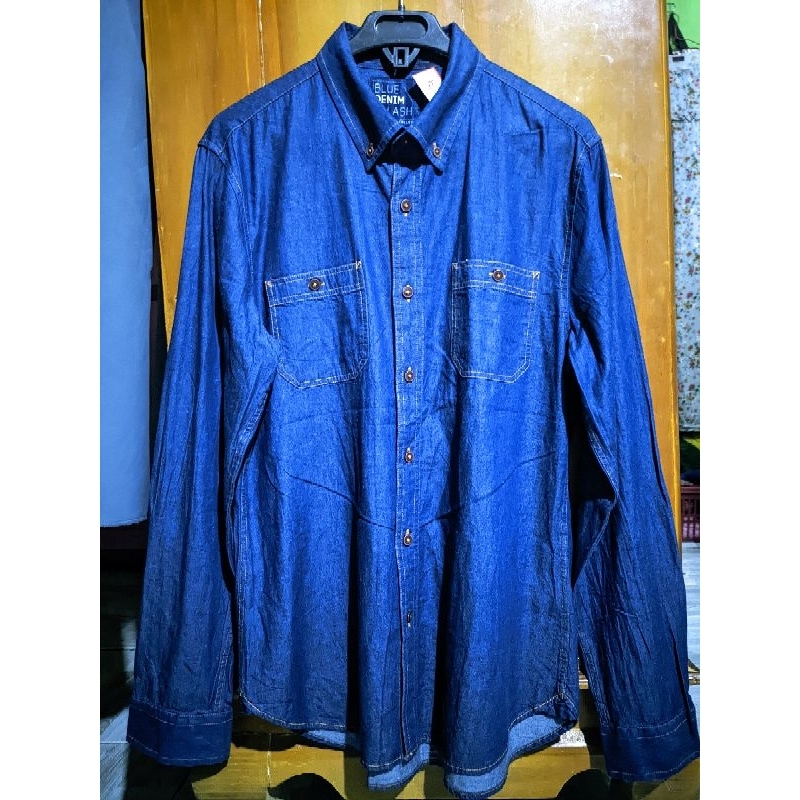 Jual KEMEJA BRAND POLHAM DENIM SOLD OFFLINE | Shopee Indonesia