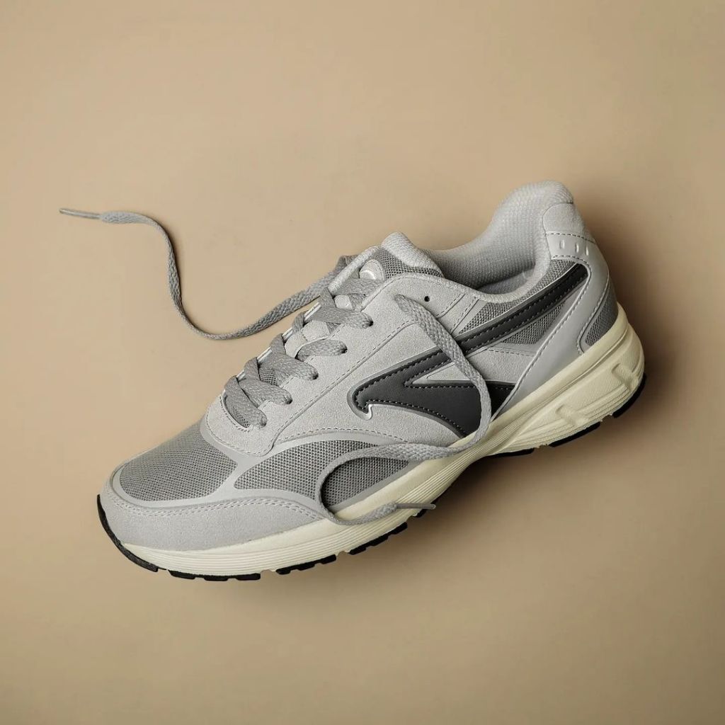 Jual Sepatu Sneakers Brodo Ace Nova Grey | Shopee Indonesia