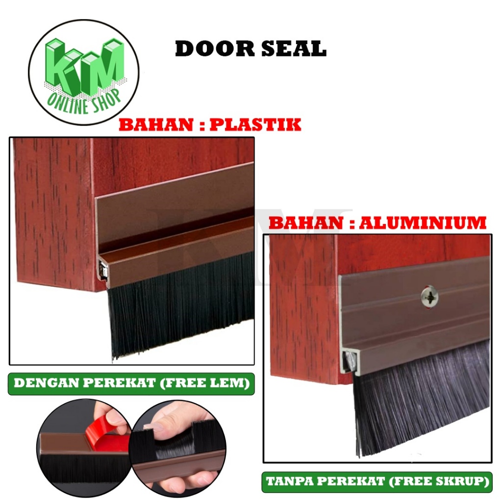 Jual Seal Pintu Penutup Celah/Lis Pintu Penutup Celah Door Bottom Seal | Shopee Indonesia