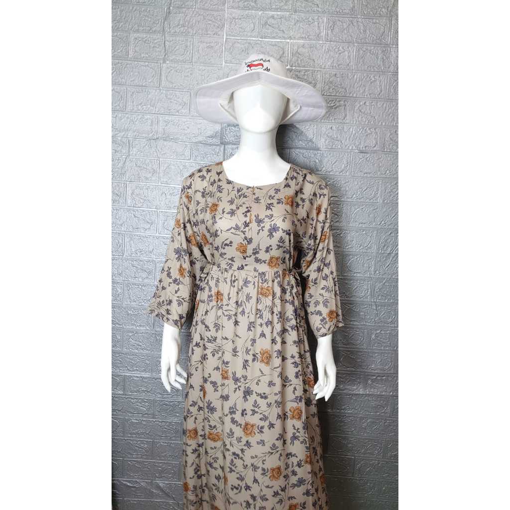 Jual DASTER VIRAL MIRANDA DRESS DASTER LENGAN 3/4 DASTER RAYON BUSUI ...