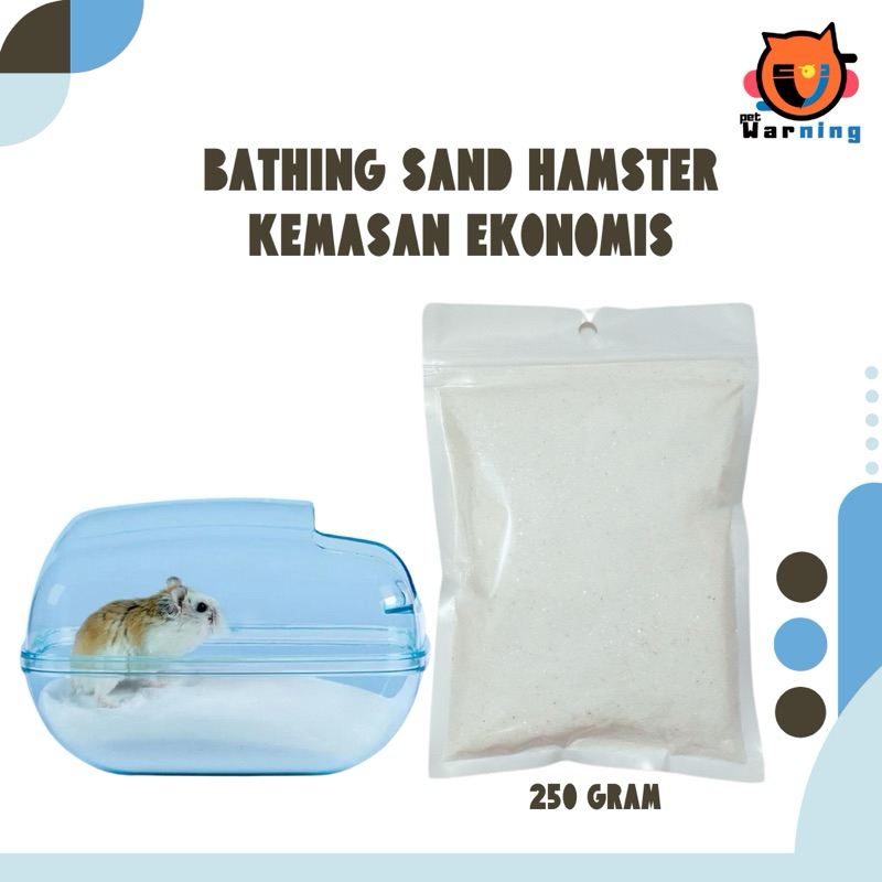 Jual Bathingsand Hamster Kemasan Ekonomis 250 Gram - Bathing Sand ...
