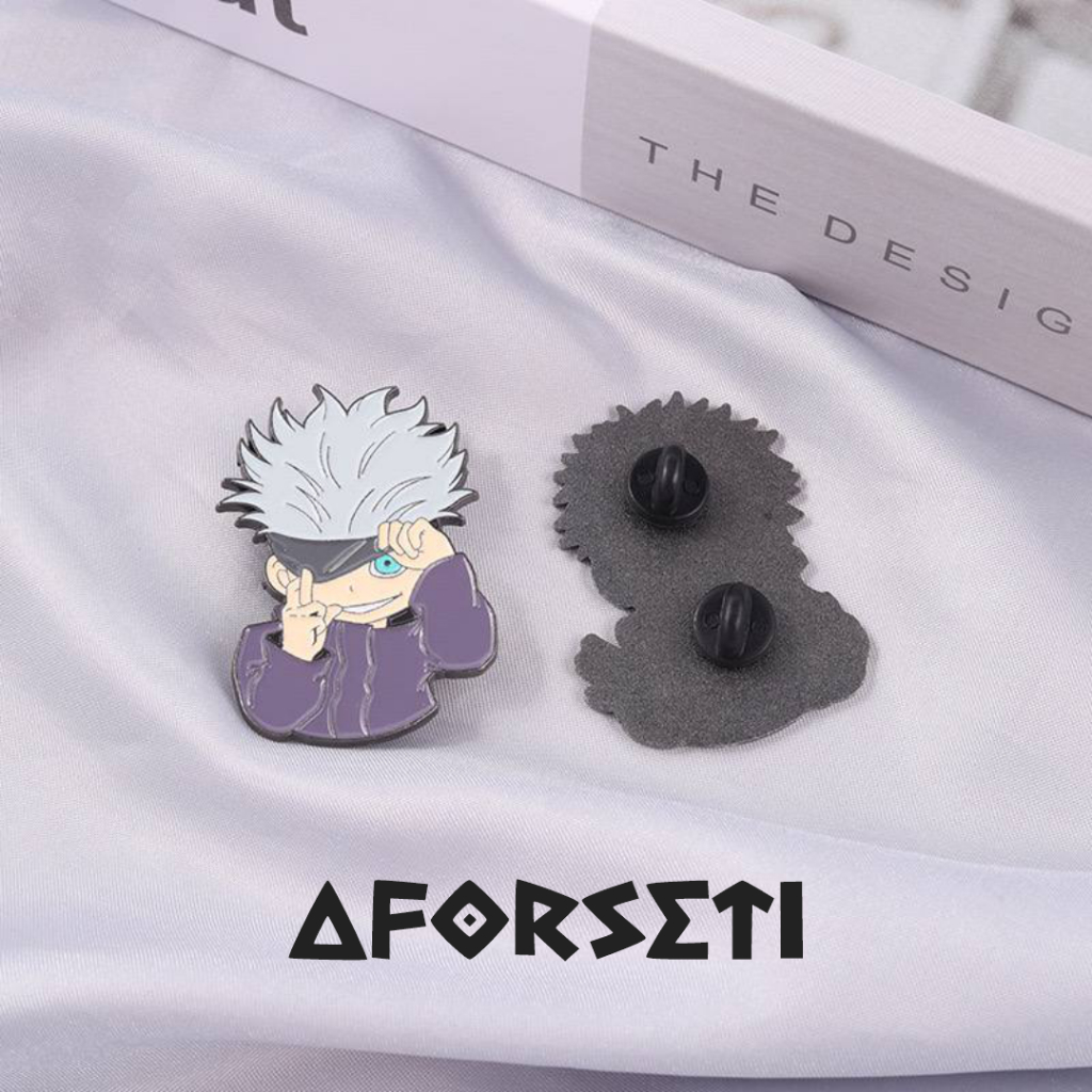 Jual PIN ENAMEL “GOJO SATORU” BROS PIN/ PIN MURAH / PIN COUPLE / PIN ...