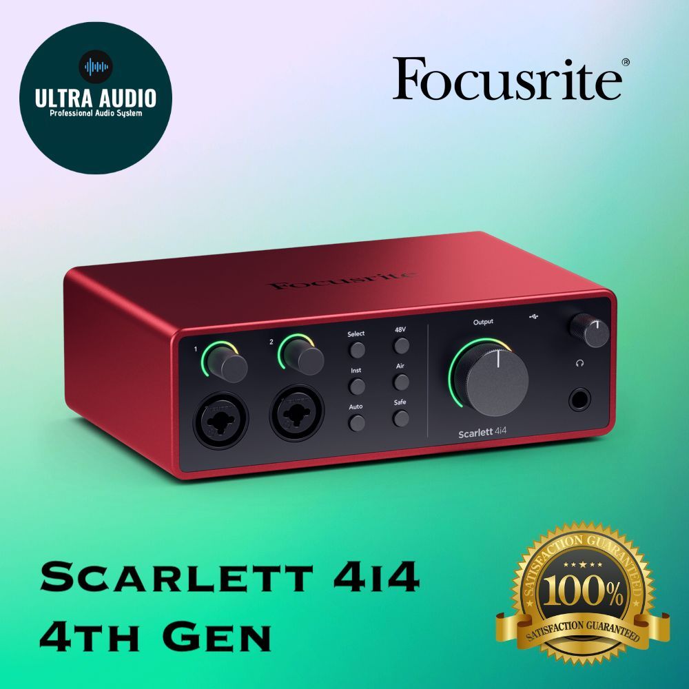 Jual FOCUSRITE Scarlett 4i4 4th Gen 4-in, 4-out Audio Interface ...
