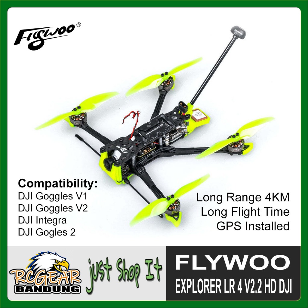 Jual Flywoo Explorer LR 4 HD DJI Wasp Micro Long Range FPV Quadcopter ...