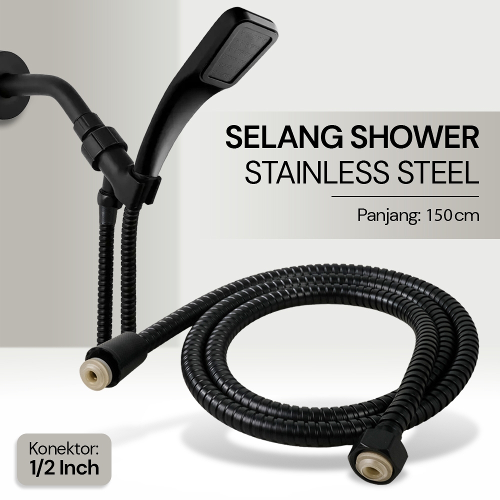 Jual Selang Shower Mandi Bathroom Bathtub Hot Cold Fleksibel Universal ...