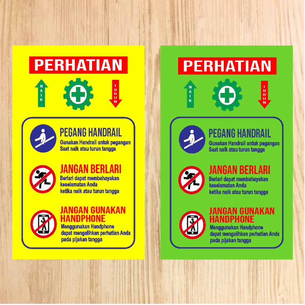 Jual Stiker Aturan Menggunakan Tangga | Stiker K3 | Stiker Keselamatan ...