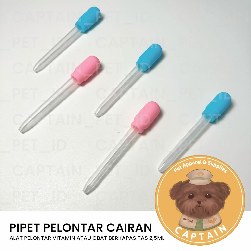 Jual PIPET PELONTAR CAIRAN VITAMIN OBAT DOG CAT FEEDER ANJING KUCING ...