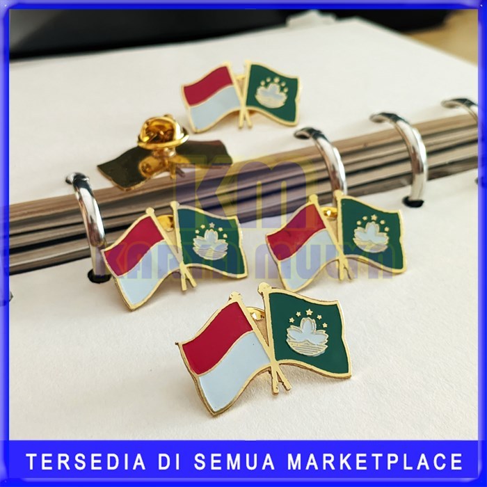 Jual Pin Indonesia Macau Pin Bendera Persahabatan Indonesia Macau ...