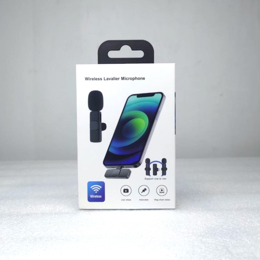 Jual Wireless Lavalier Microphone K9 Type - C | Shopee Indonesia