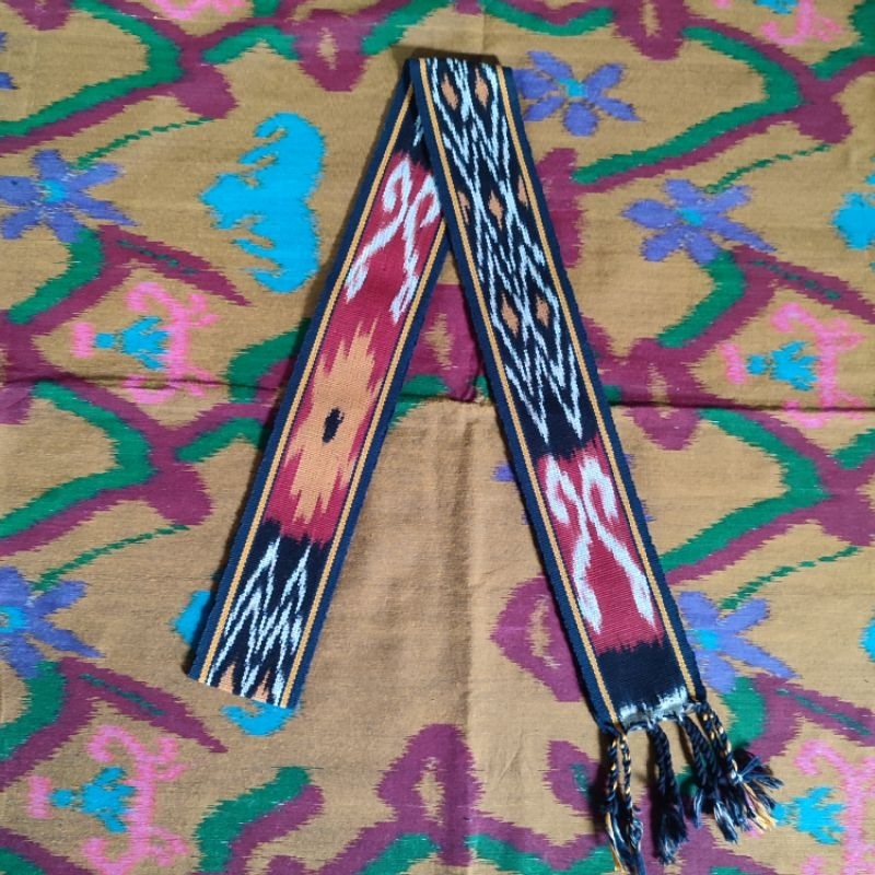 Jual Ikat kepala Etnik Dayak Kalimantan, Kain Tenun Etnik, Syal Tenun ...