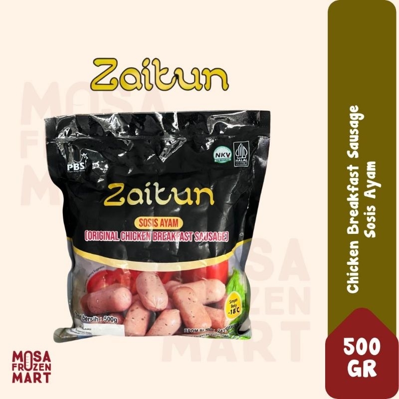 Jual Zaitun Chicken Breakfast Sausage 250 G & 500 G | Sosis Ayam ...