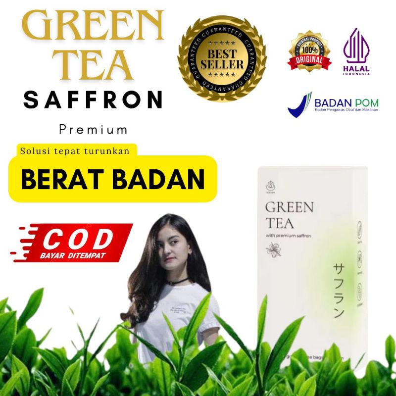 Jual [COD] TERLARIS Kalon Green Tea Saffron Premium penurun berat Badan ...