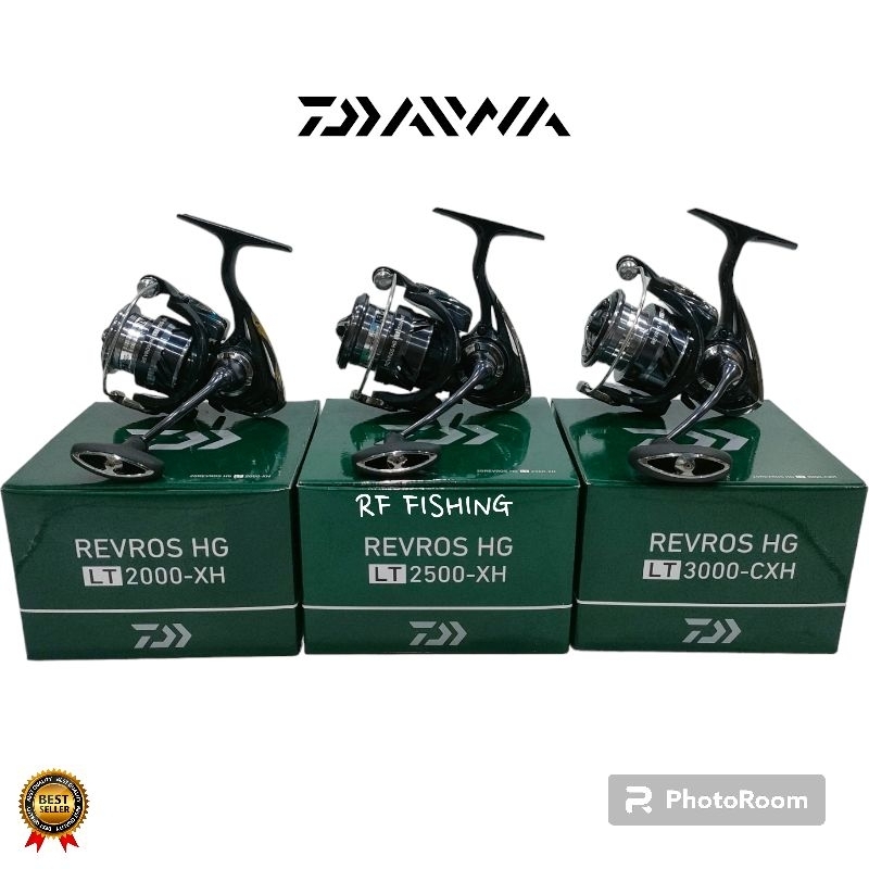 Jual Reel Pancing Daiwa Revros HG LT 2000-XH 2500-XH 3000-CXH (Power Handle) | Shopee Indonesia