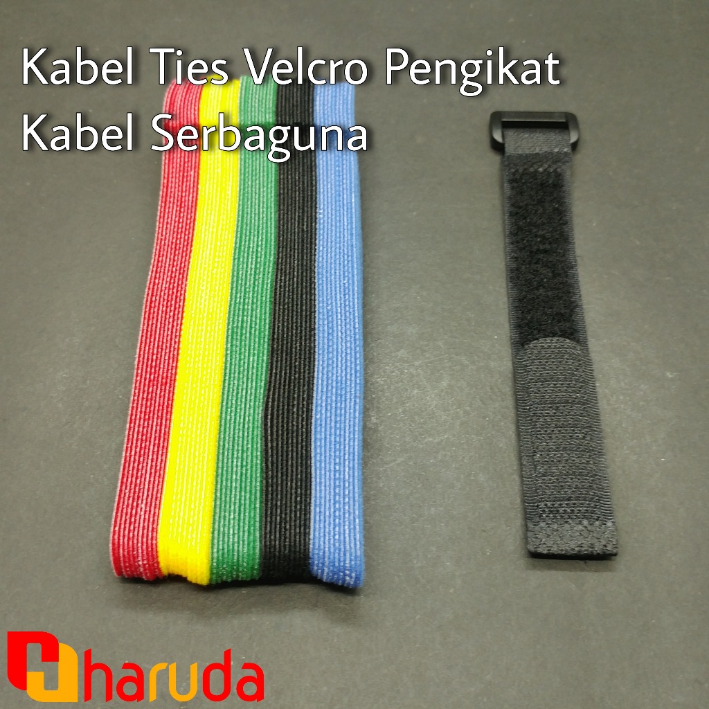 Jual Kabel Ties Velcro Kabel Ties Strap Pengikat Kabel Serbaguna ...