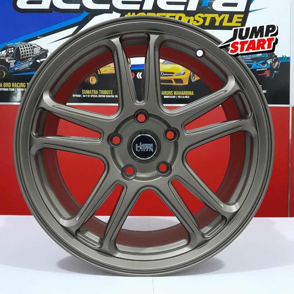 Jual Velg mobil racing r17 hsr wheel nxspo baut 5x114,3 brv xpander ...