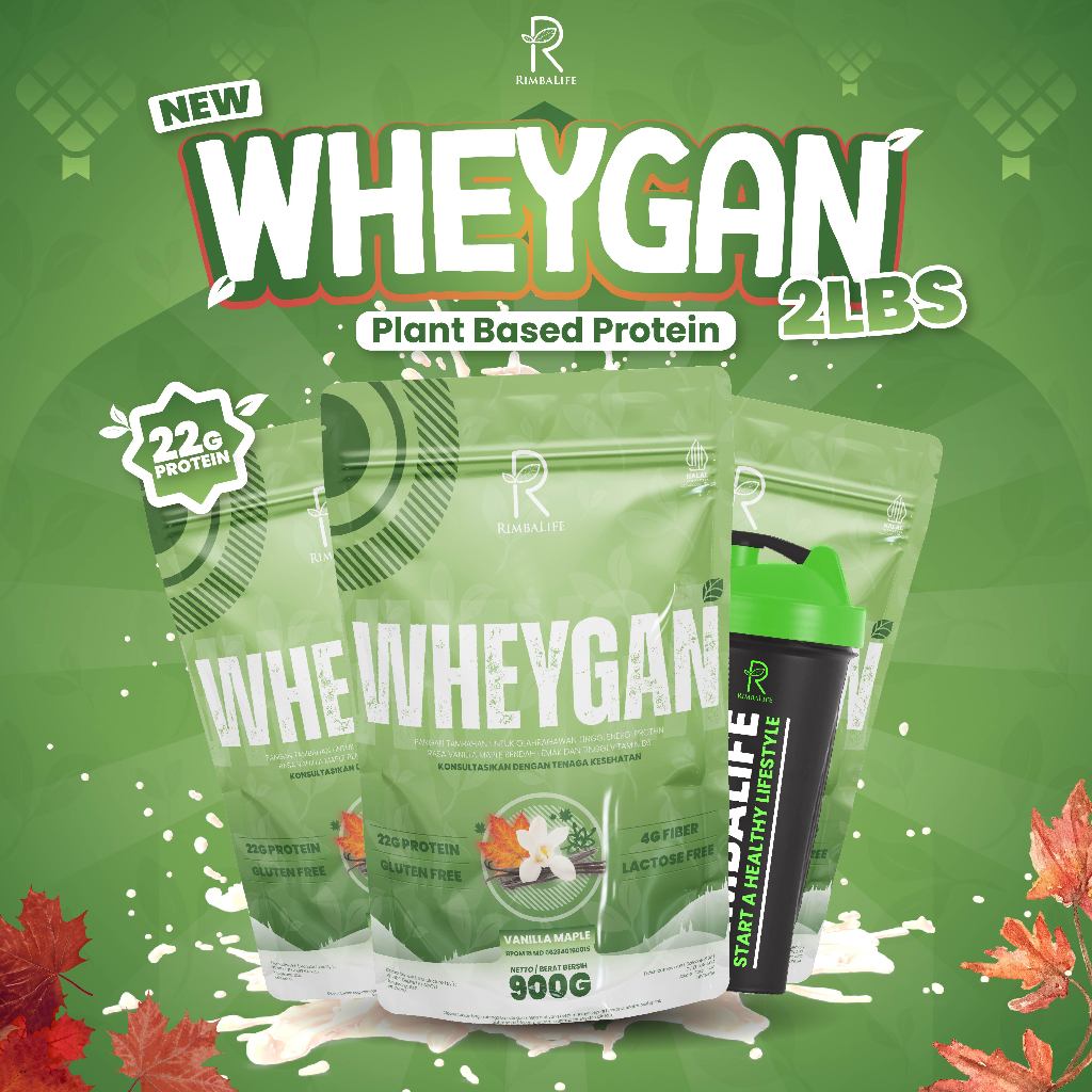 Jual RimbaLife Rimba Wheygan Whey Vegan Plant Based Protein 2 Lbs 2LB ...
