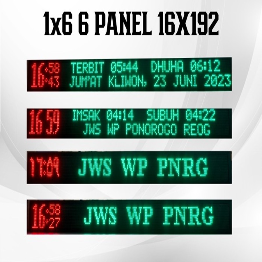 Jual Controller JWS / Kontroller Jadwal Sholat Jam Masjid WIFI ESP8266 ...
