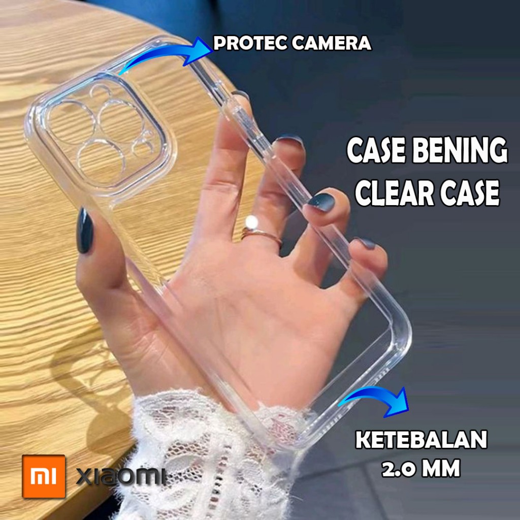 Jual Case Bening Polos Untuk Xiaomi Redmi 12 note 12 4g/5g 13c note 13 5g 9 7 R N10 PRO 5G R ...