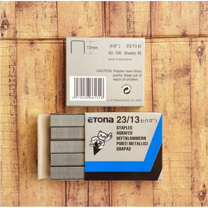 Jual ISI HEKTER JILID STAPLES ETONA 23/13 (1/2") | Shopee Indonesia