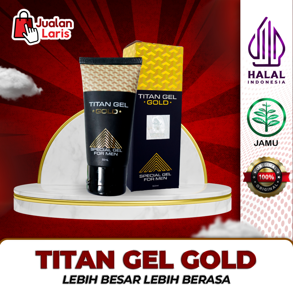 Jual TITAN GEL OBAT OLES HERBAL PRIA ORIGINAL BPOM TITAN GEL ORIGINAL ...