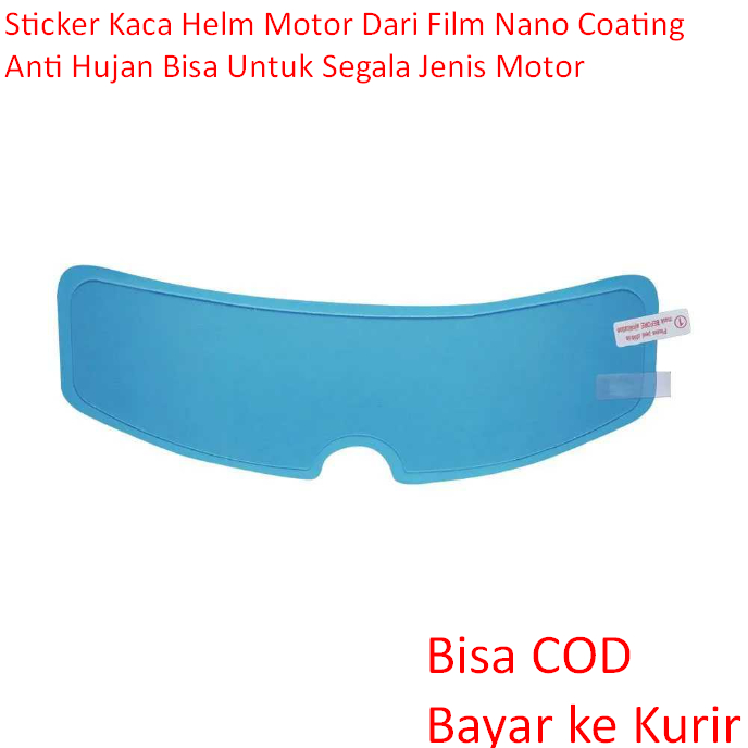 Jual Sticker Kaca Helm Motor Dari Film Nano Coating Anti Hujan Bisa ...