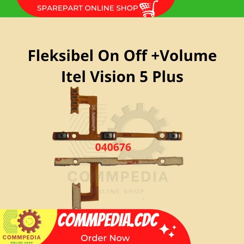 Jual Fleksibel On Off +Volume Itel Vision 5 Plus | Shopee Indonesia